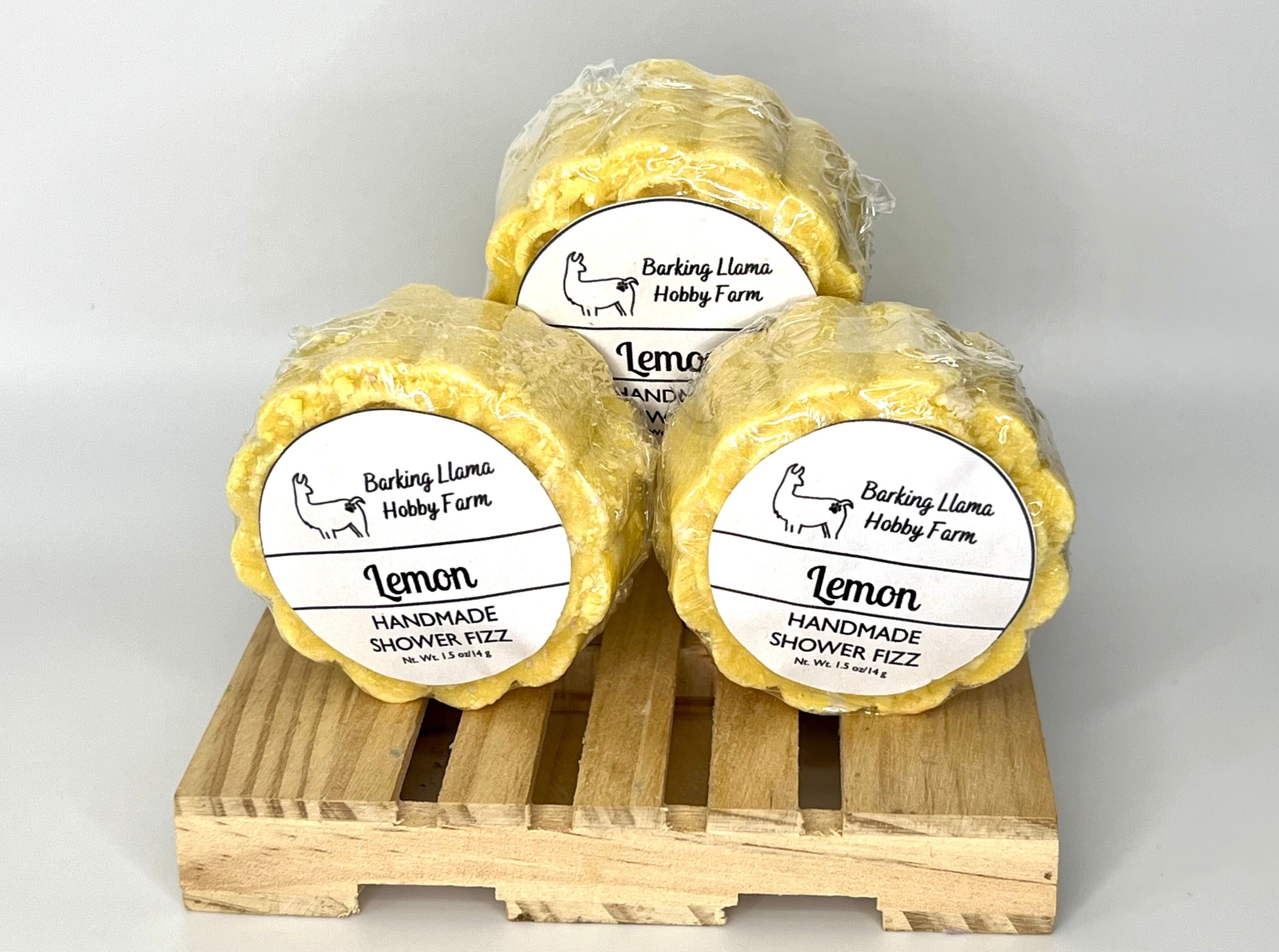 SHOWER FIZZ - LEMON – Barking Llama Hobby Farm